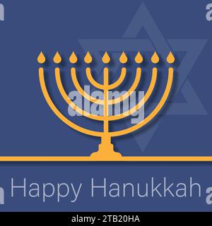hanukkah traditional celebration with religion decoration Stock Vector ...