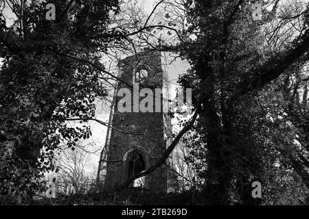 KEA CHURCH OLD KEA ST KEA KENWYN PARISH Stock Photo - Alamy