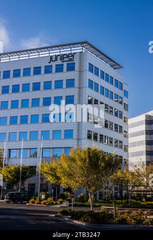 Juniper Networks headquarters in Sunnyvale California USA Stock Photo ...