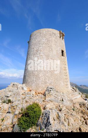 Formentor Cape, Albercutx watchtower. Majorca, Balearic Islands, Spain ...