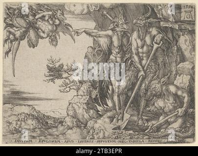 The Rich Man Transported to Hell, from The Parable of the Rich Man and ...