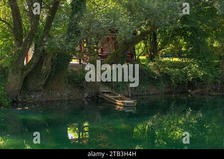 The River Una as it flows through Japod Islands, or Japodski Otoci ...