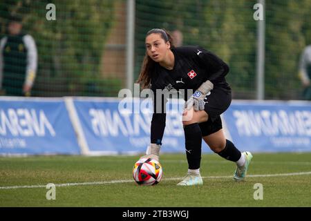 AMMAR YASMINE Swiss player during the match, SPAIN vs SWITZERLAND WU19 ...