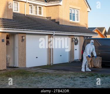 2 December 2023, Elgin,Moray,Scotland. This is Police Scotland ...