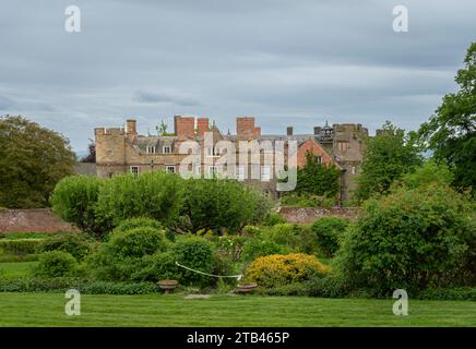 View of Croft Castle from the gardens, Yarpole, Herefordshire, England ...