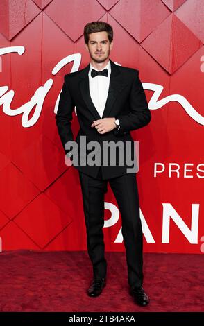 Andrew Garfield attending the Fashion Awards 2023 presented by Pandora ...