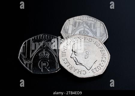 New King Charles 50p coins. The Coronation of His Majesty King Charles ...
