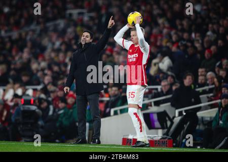 Arsenal manager Mikel Arteta during the Premier League match at the ...