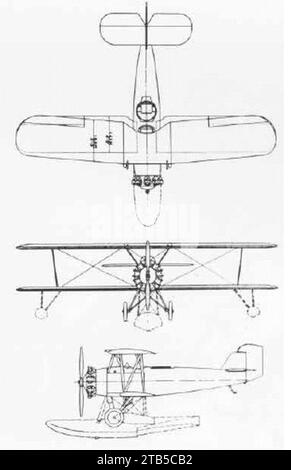 Vought O2U-1 drawing Stock Photo - Alamy