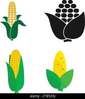 Vector Corn Icon Stock Vector Image & Art - Alamy