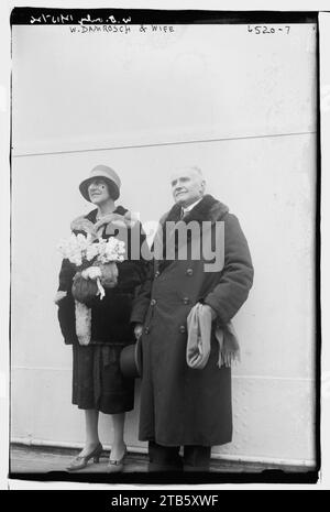 W. Damrosch & wife Stock Photo - Alamy