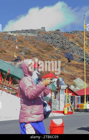 Old Baba Mandir, Sikkim, India - 15th November 2022: Old baba mandir,is ...