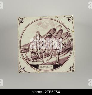 Wall Tile (Holland), 18th century Stock Photo - Alamy