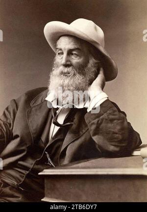 Walt Whitman 1872 Stock Photo - Alamy