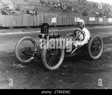 Walter Gossmann 1914 Tacoma Cycle car Boland G511120 (cropped Stock Photo - Alamy