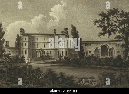 Walthamstow House home to Robert and Eleanor Wigram in 1802 Stock Photo ...