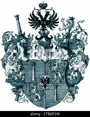 The Wappen der Grafen von Goess, created in 1693, is a heraldic work ...
