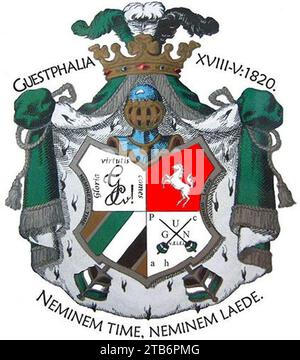 Wappen Guestphalia Bonn Stock Photo - Alamy