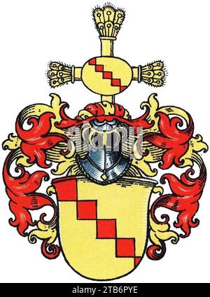 Wappen Keppel I Spießen T72 Stock Photo - Alamy