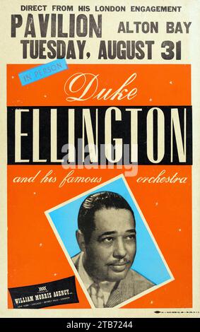 JAZZ poster - Duke Ellington and his famous orchestra - 1932 - Old ...