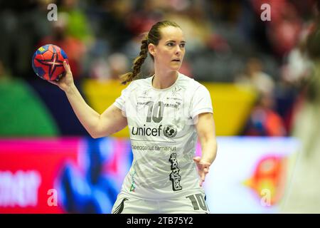 Greenland's Josefine Jakobsgaard Gadgaard in action during the IHF ...