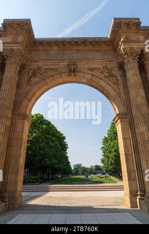 The Columbus Union Station Arch, Work of Art in Ohio Stock Photo - Alamy