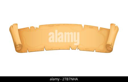 Cartoon ancient manuscript, old papyrus paper Stock Vector Image & Art ...