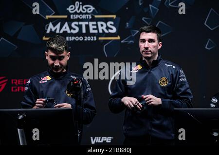 ESPOO, FINLAND - DECEMBER 2: Guy "Nertz" Iluz of ENCE entering the stage/ during Elisa Masters ...