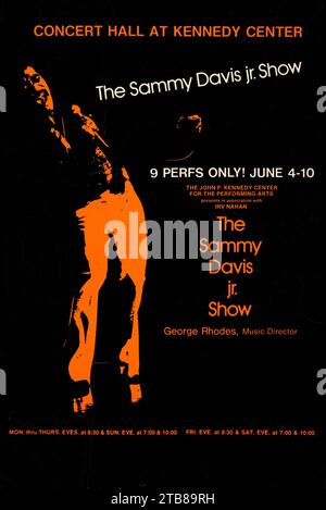 Vintage Jazz poster - Sammy Davis Jr. 1970 Seattle, Washington, Pink ...