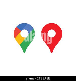 Google Maps popular icon map app. Vector Stock Vector Image & Art - Alamy