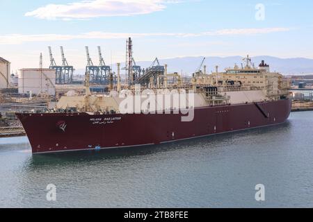 LNG tanker carrier "Milaha Ras Laffan" (former Maersk Ras Laffan), PRONAV LNG (liquefied natural ...