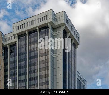 One Commerce Plaza, a Downtown Albany skyscraper, had its white marble ...