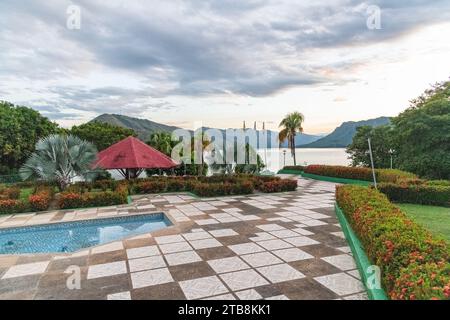 Comfenalco Tomogo Hotel at Lake Prado in Tolima, Colombia Stock Photo ...