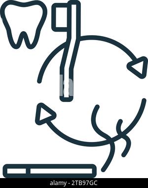 Habits outline icon. Monochrome simple sign from productivity ...