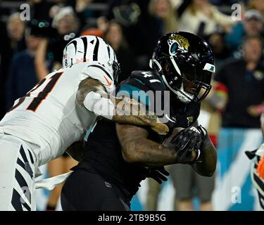 Jacksonville Jaguars linebacker Josh Allen (41) shouts Duvall, a local ...