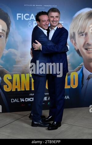 Actors Salvo Ficarra and Valentino Picone attend the photocall of the ...