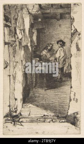 Rag Pickers, Quartier Mouffetard, Paris, 1858, James McNeill Whistler ...