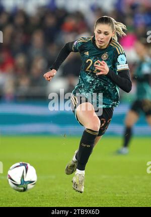 Germany's Jule Brand in action during the Women's Nations League soccer ...