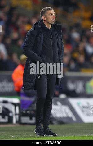 Wolverhampton Wanderers manager Gary O'Neil appeals during the Premier ...