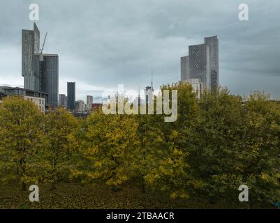 Autumn Skyline in Manchester 1 Stock Photo - Alamy