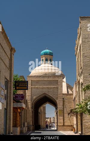 JUNE 28th, 2023, BUKHARA, UZBEKISTAN: Main building of Toqi Sarrofon ...