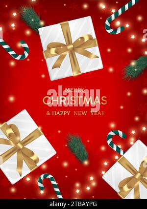 Bright Christmas Background. Holiday Merry Christmas background ...
