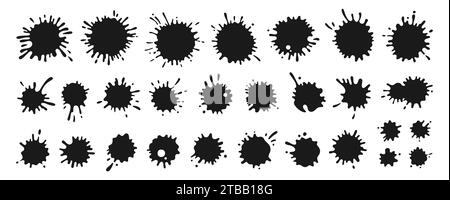 texture blood splatter cartoon vector illustration Stock Vector Image ...