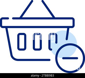 Remove From Cart Icon Vector Stock Vector Image & Art - Alamy