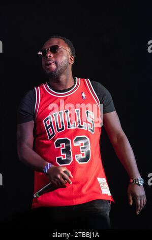 London, United Kingdom. 5th December 2023. Rap artist J Spades performs ...