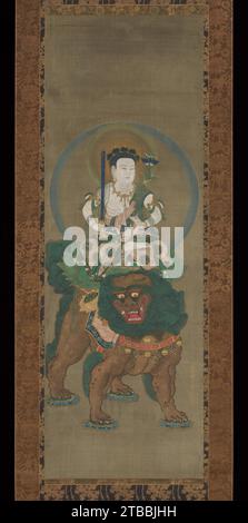 The Bodhisattva Five-Topknot Monju (Manjushri) (Gokei Monju Bosatsu zō ...