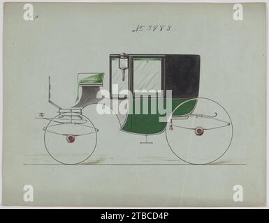 Brewster & Co., Design for Coupé, no. 3778, Brewster & Co. (American ...