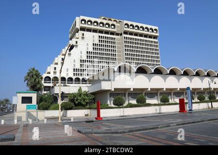 Jeddah Al Hamra corniche district park street, Saudi Arabia Stock Photo ...