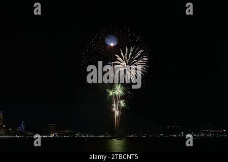 Firework Festival Newyear Celebration free space for text Stock Photo ...
