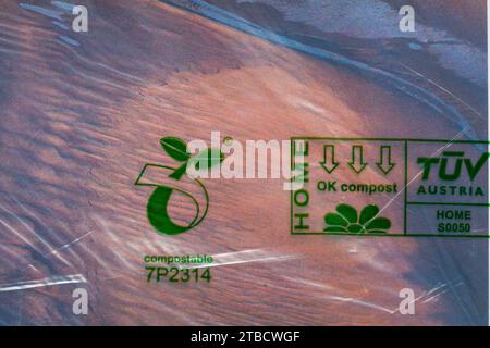 logo of standard seedlings of Europe on Cycluck compostable trash bag ...